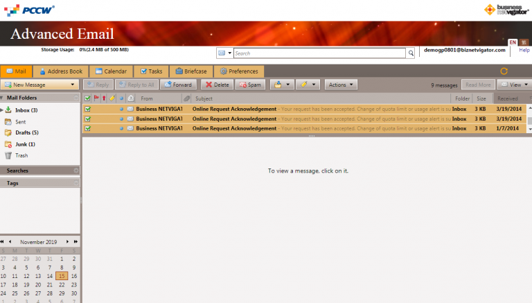 How do I access Advanced Email? | HKT 香港電訊