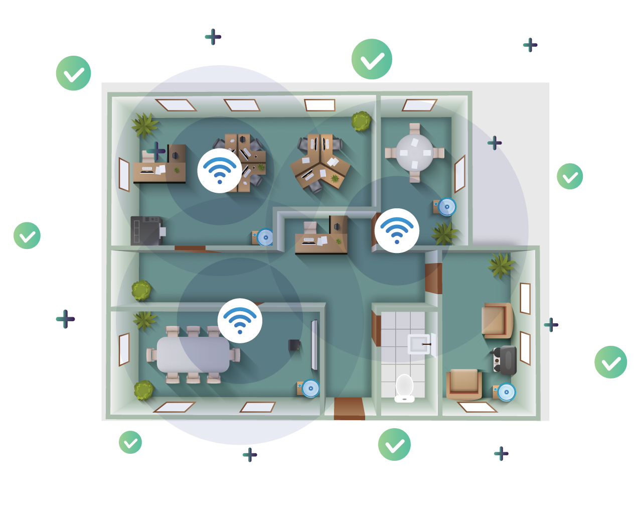 新一代Mesh Wi-Fi打造零死角Office 流暢網絡全新體驗