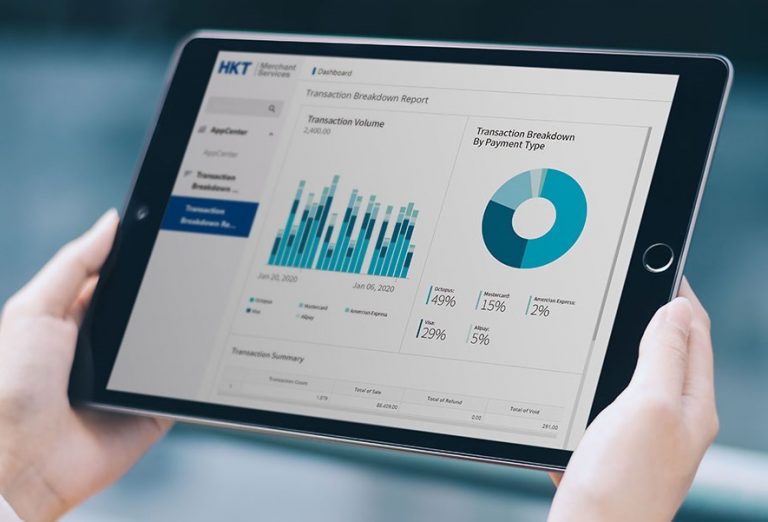 HKT Smart POS - All-in-one Portable Device Supports 16 Payment Method